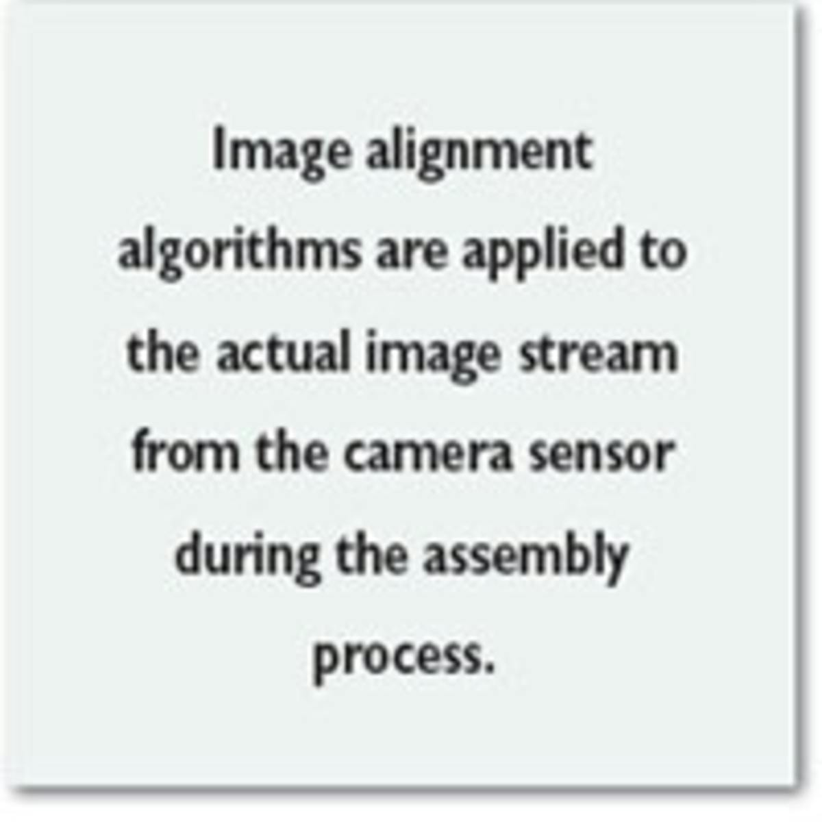 Image Analysis Boosts Camera Sensor Alignment | Electronic Design