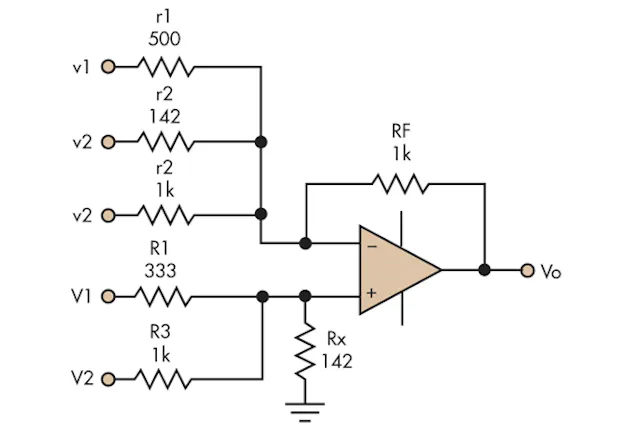 Efficiently Design An Op-Amp Summer Circuit | Electronic Design