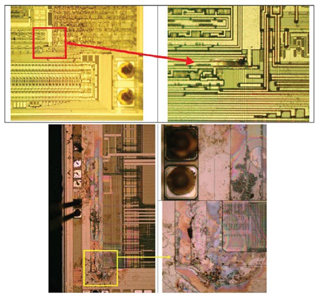 Identifying EOS And ESD Failures In Semiconductor Devices | Electronic ...