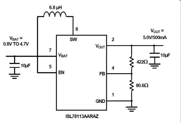Low Input Voltage and High Efficiency Synchronous Boost Converter ...