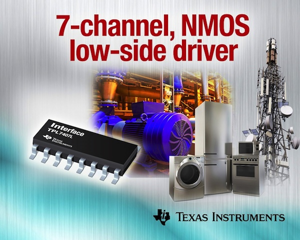 7-Channel, NMOS Low-Side Driver Replaces Darlington Transistor Arrays ...