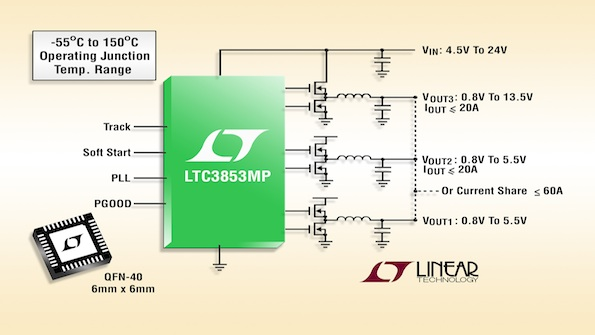 24-V Triple Output Synchronous Step-Down Controller | Electronic Design