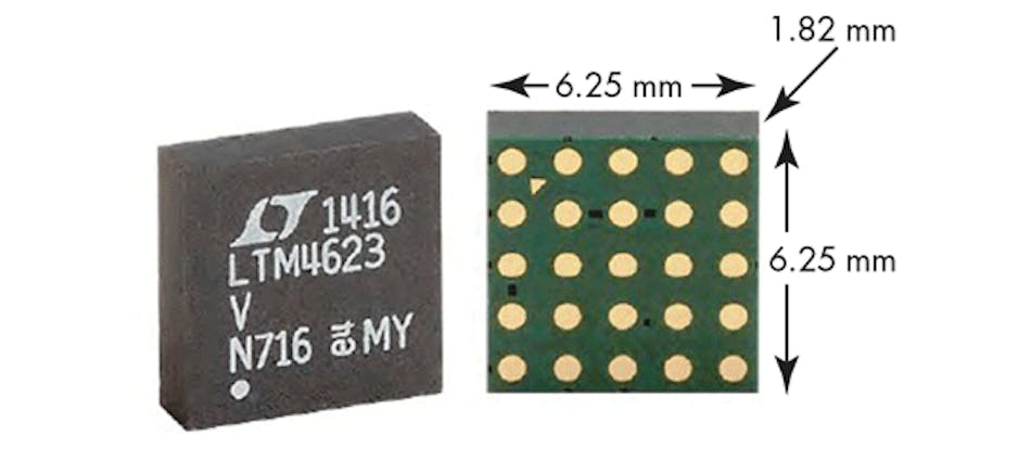 3 A Step-Down, Switch-Mode Regulator Squeezes Into Ultra-Thin LGA ...