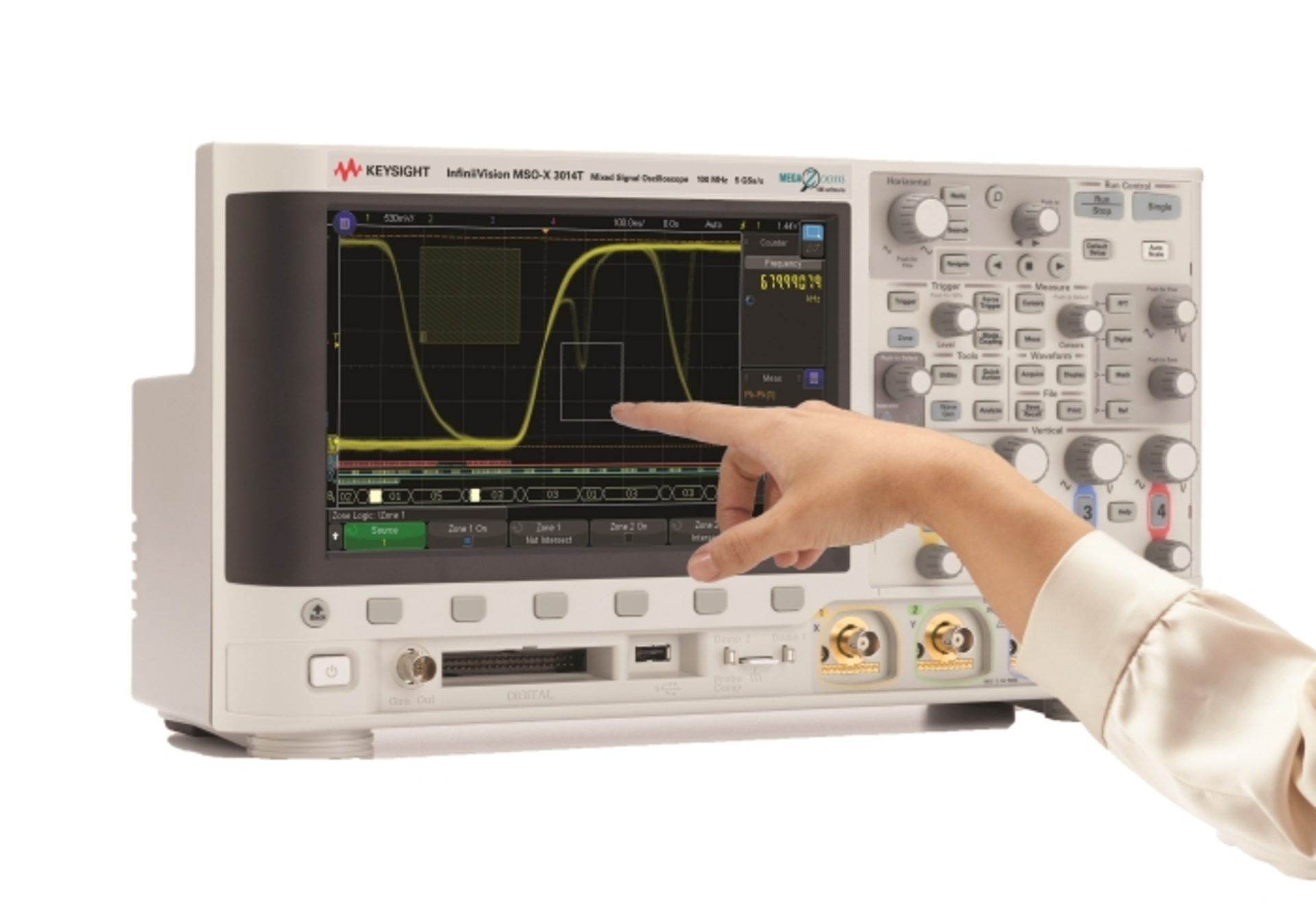 Keysight debuts mainstream oscilloscopes with capacitive touch screens ...