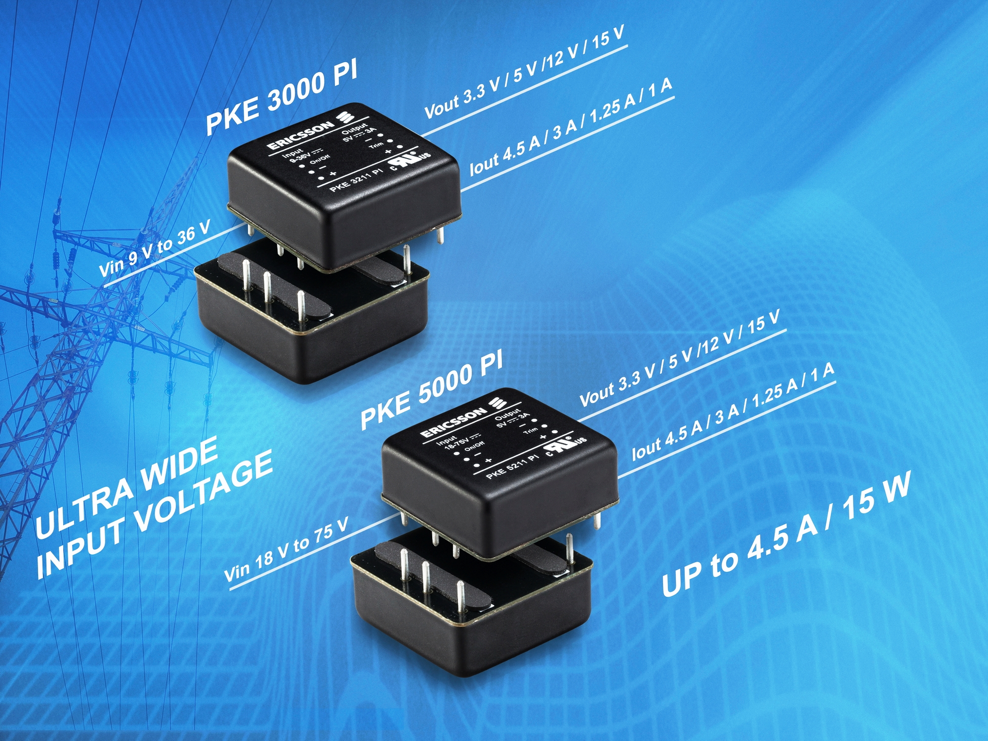 Robust Power Modules Have Ultra-Wide Input Voltage Range | Electronic ...