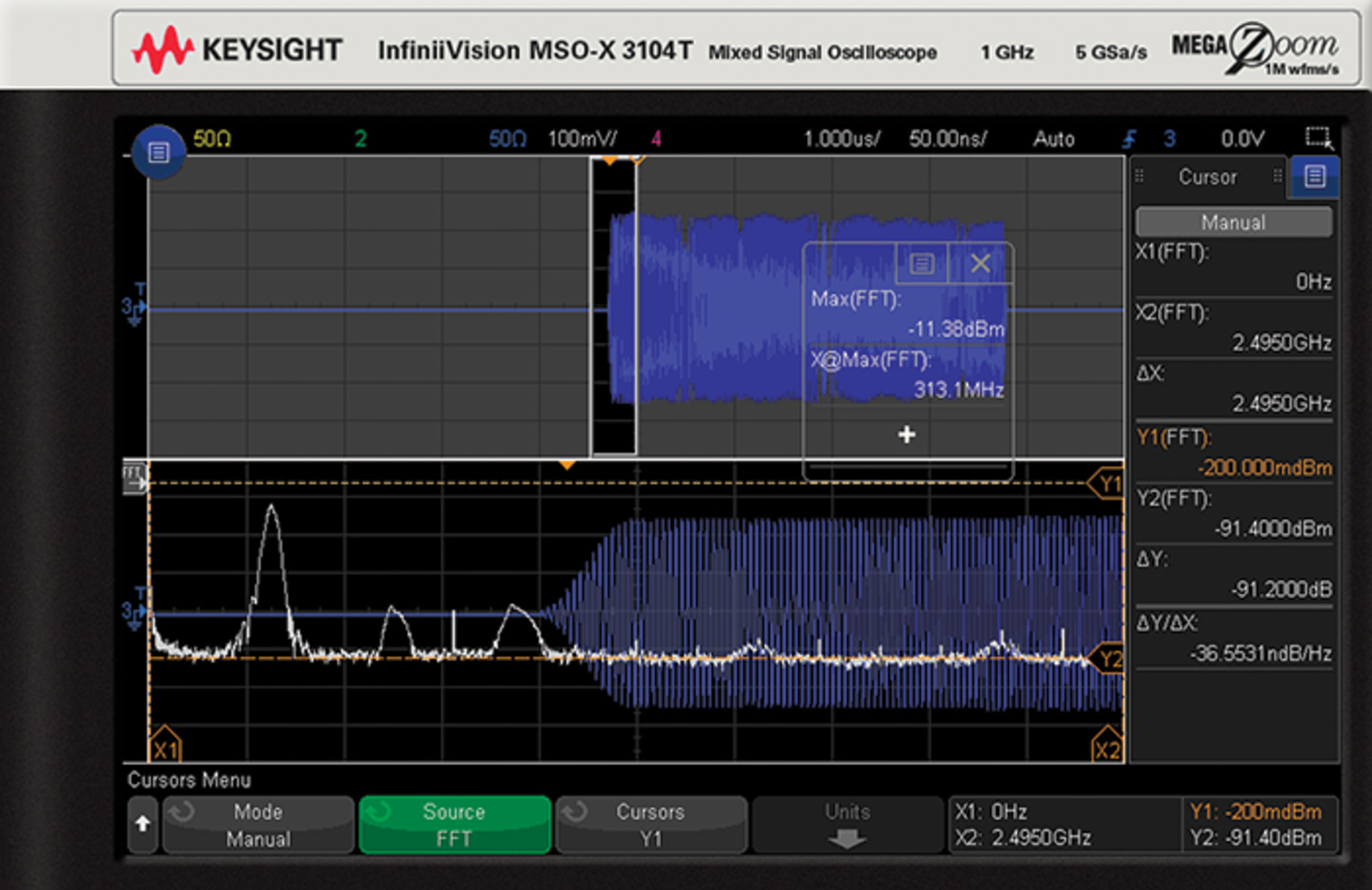 Scope FFT and waveform math functions take on RF measurements ...