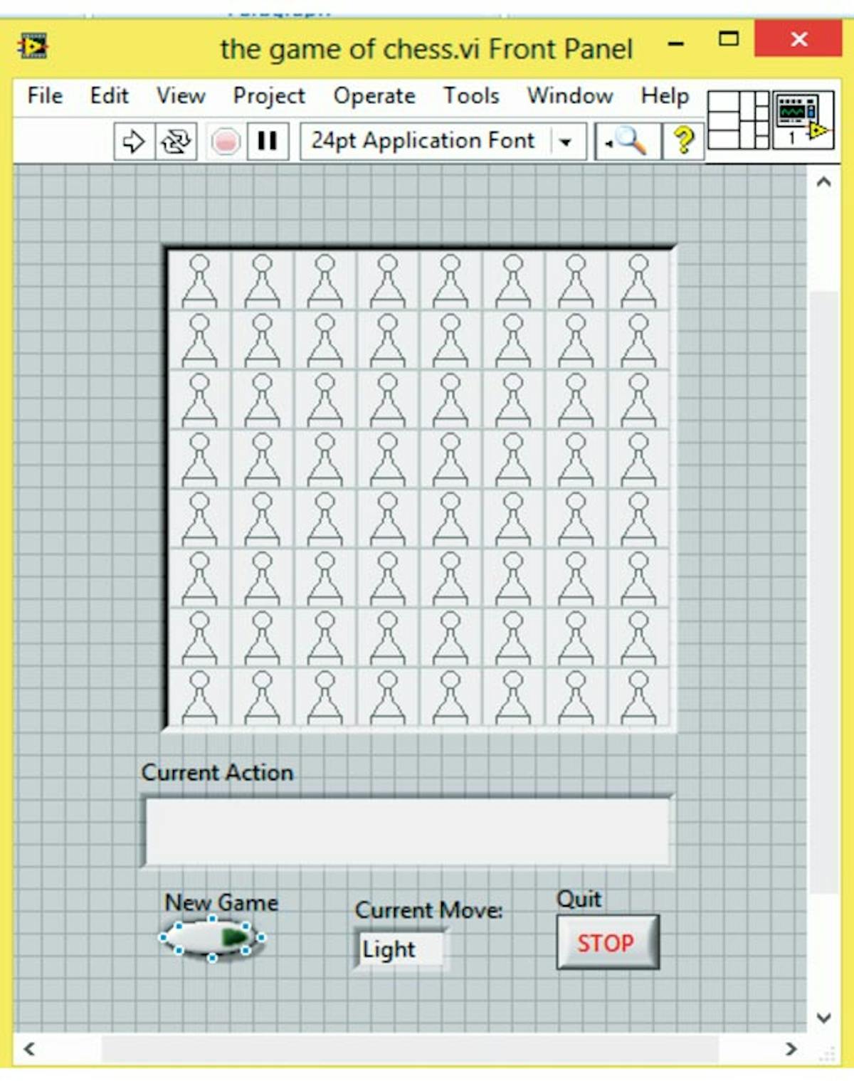 Labview Files Implement Simple Chess Simulation Electronic Design