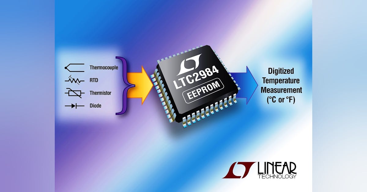 Universal Temperature Sensor Ic With Eeprom Targets Modular And Custom Sensor Systems Electronic