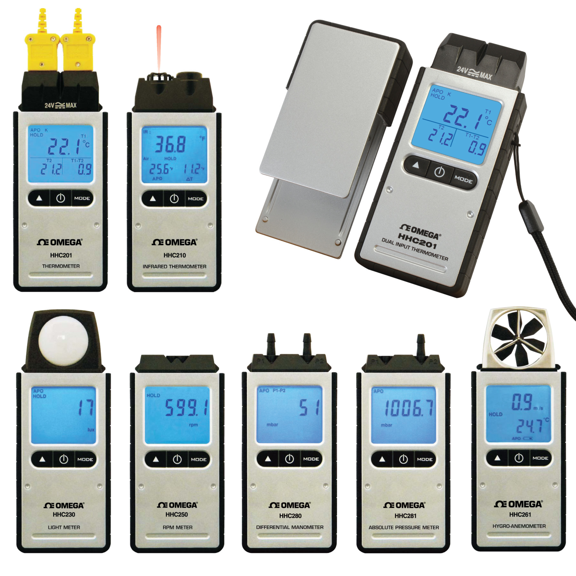 OMEGA introduces compact handheld meters | Electronic Design
