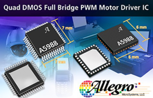 Quad DMOS Full Bridge PWM Motor Driver IC | Electronic Design