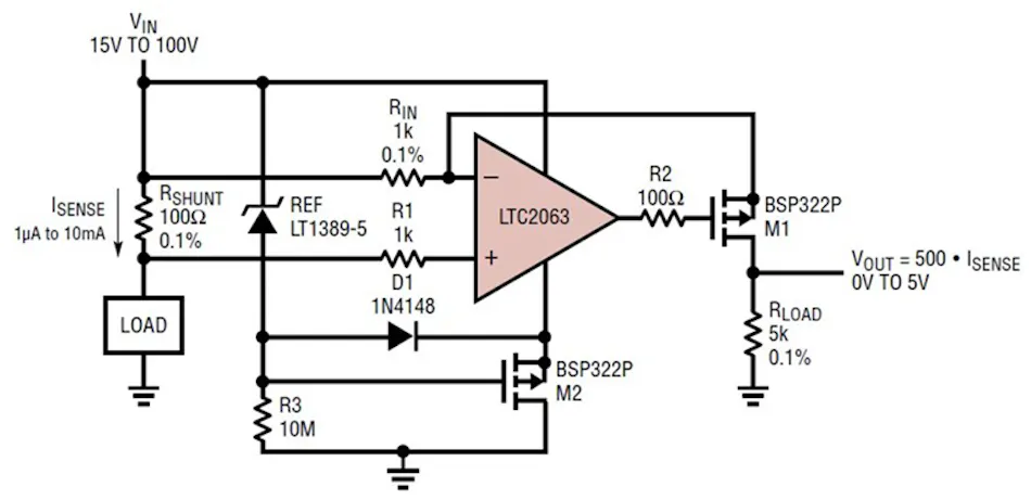 Zero-Drift Op Amp Consumes Only Microamps | Electronic Design
