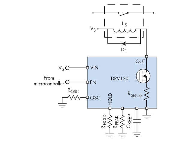 Use Current to Drive Solenoid, Relay from Array of Voltages ...
