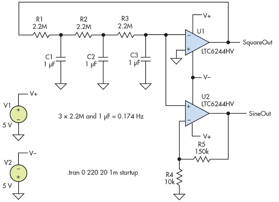 Simple Generator Provides Very-Low-Frequency/Distortion Sine and Square ...