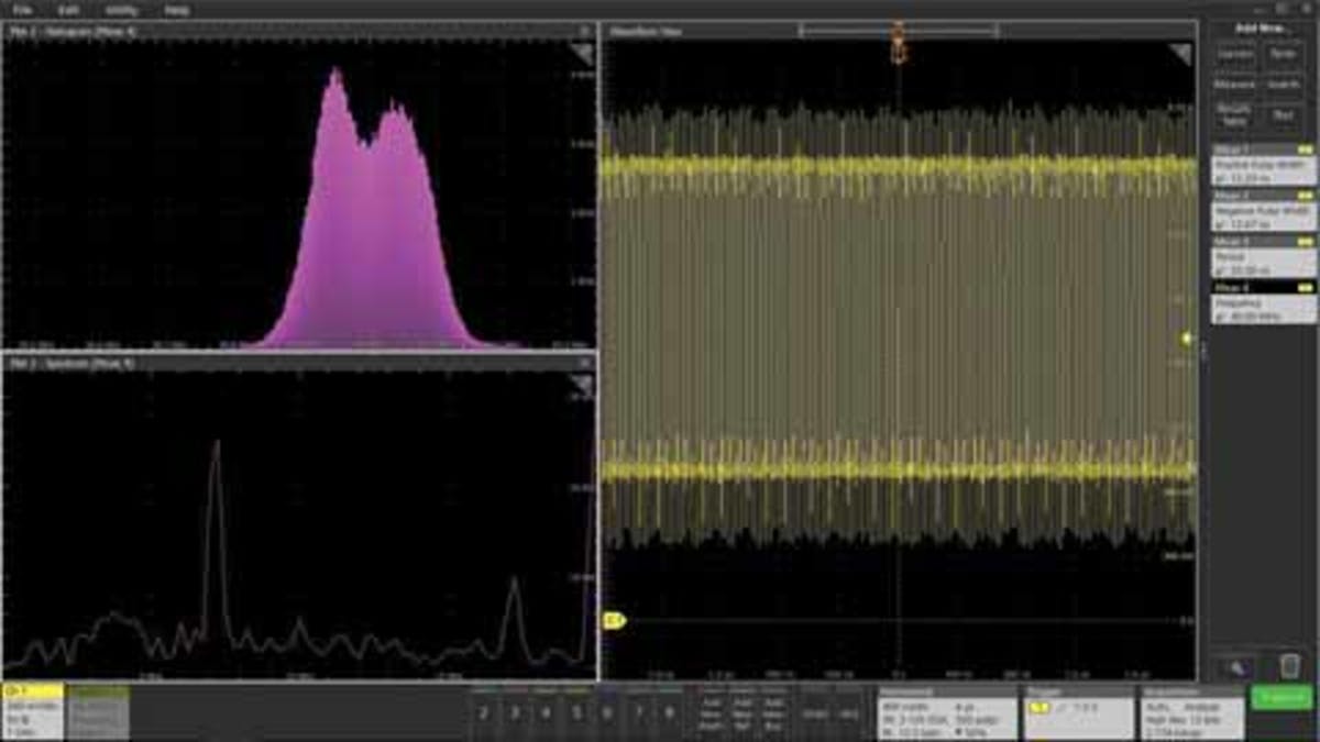Measuring digital clock stability and jitter with an oscilloscope ...