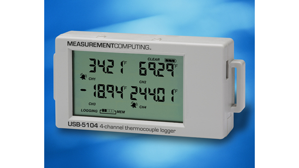 Thermocouple Data Logger Stores Up 1.9 Million Measurements ...