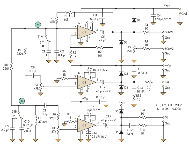 Circuit Diagram Of Function Generator