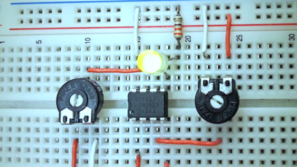 Bicolor LED Indicates Voltage Readings Via Visual Pulses | Electronic ...