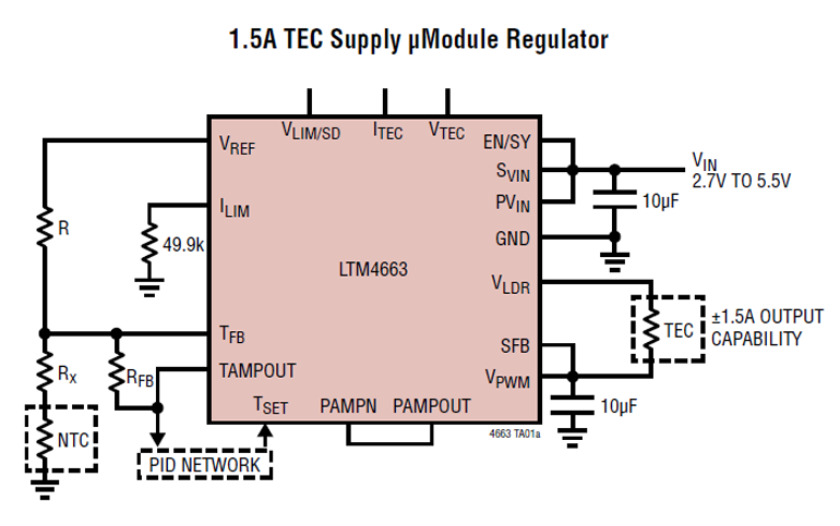Tiny TEC Regulator Module Merges Precision Control Loop and Source/Sink ...