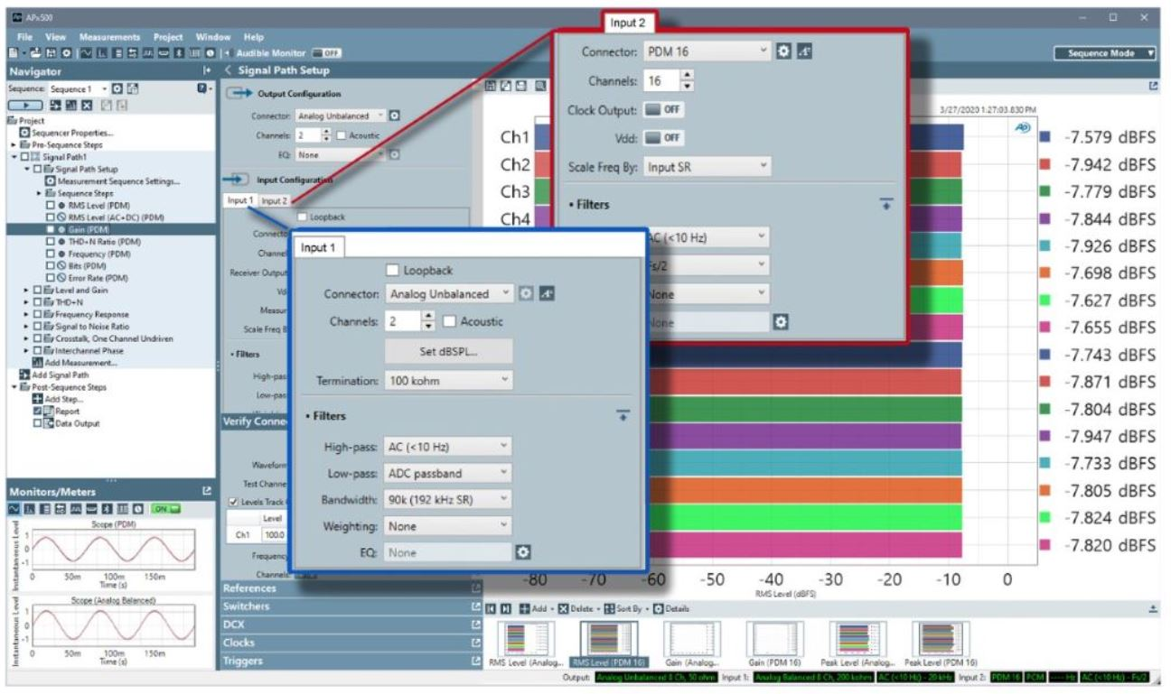 Audio Precision's APx500 audio measurement software updated ...