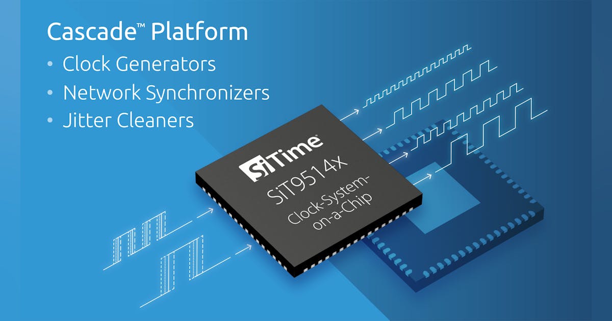 SiTime Launches Cascade family of MEMS Clock ICs for Demanding Embedded ... SiTime Launches Cascade family of MEMS Clock ICs for Demanding Embedded ...