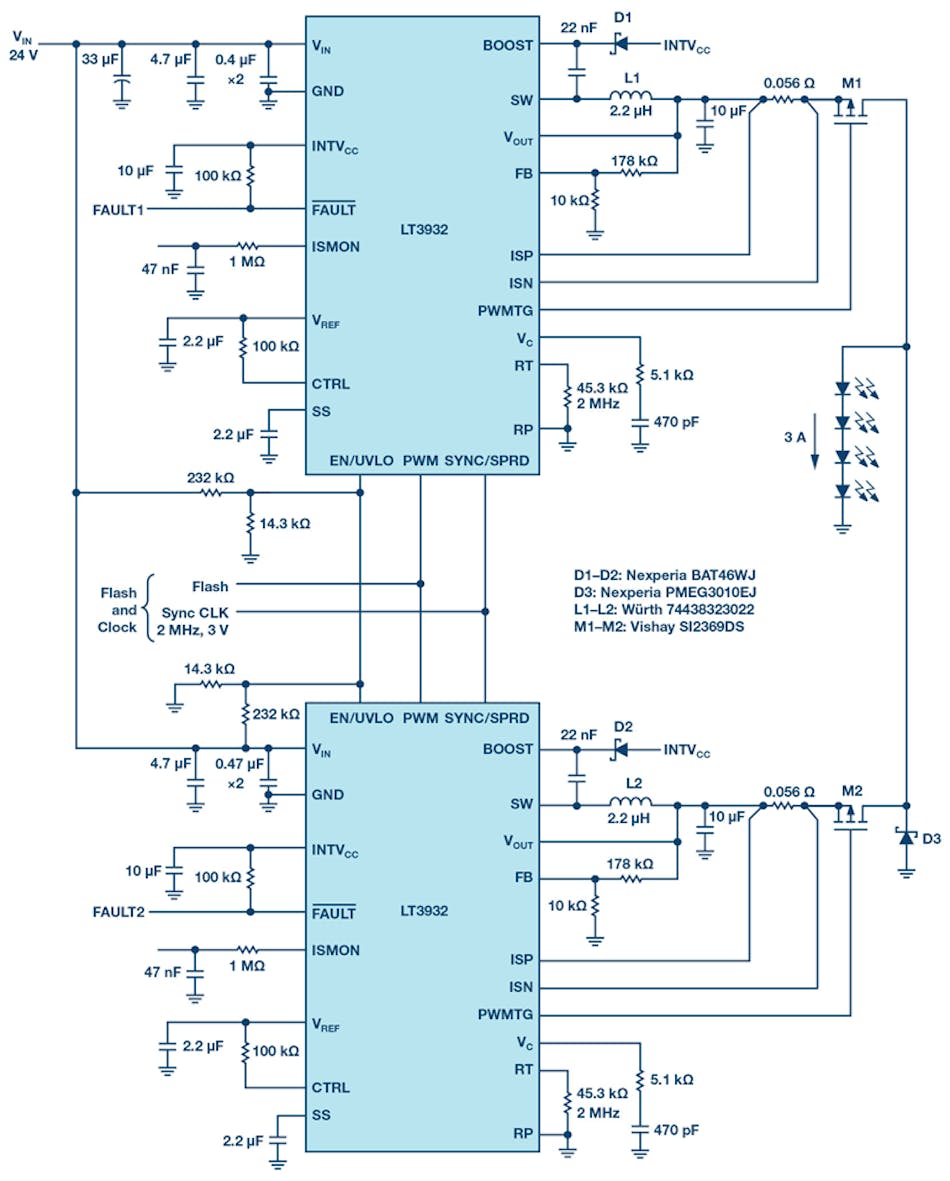 Driving LEDs for High-Power Machine-Vision Flash | Electronic Design
