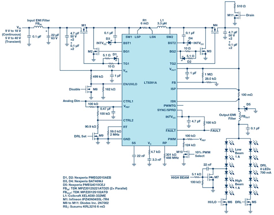 Designing LED Headlight Clusters to Meet CISPR 25 Class 5 EMI ...