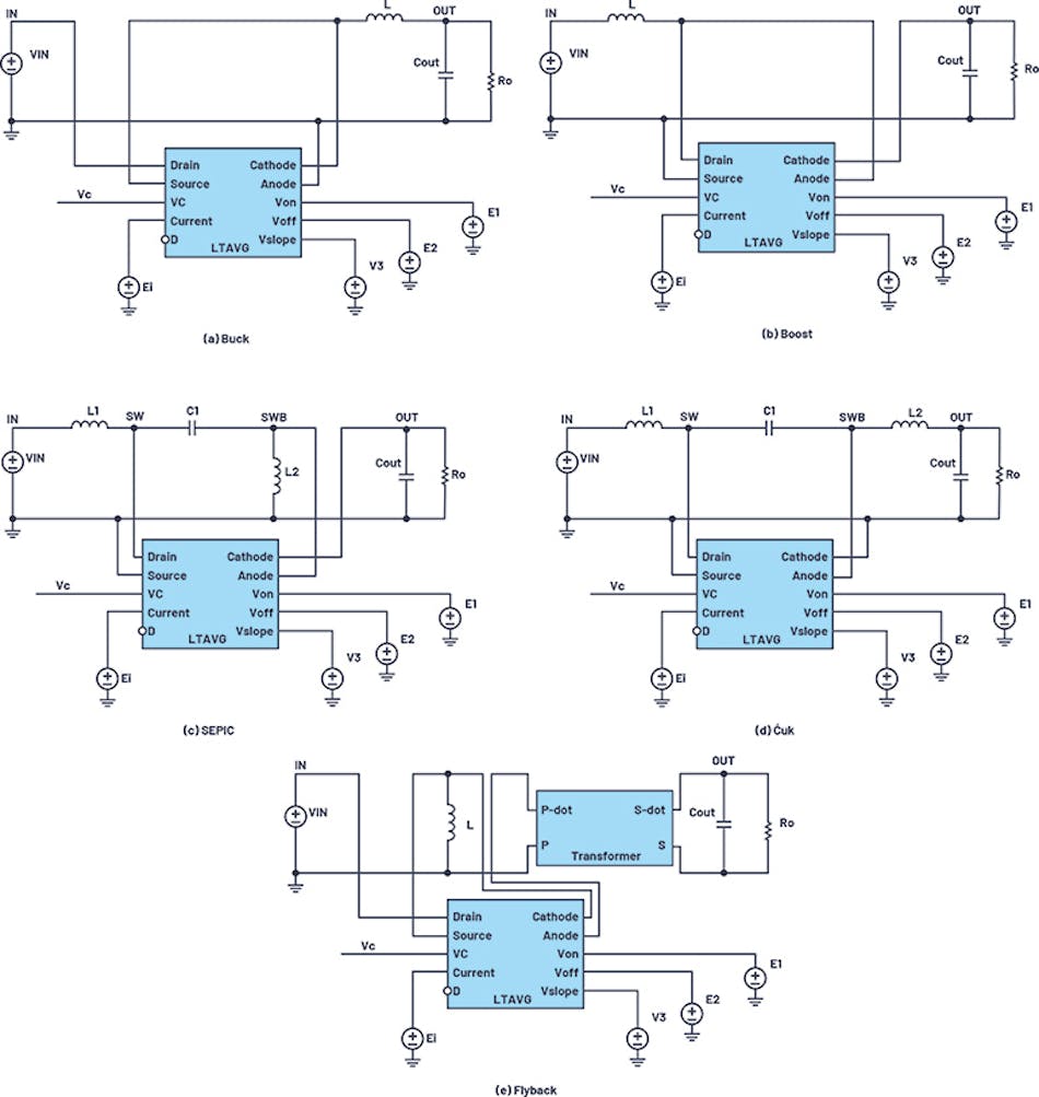 A Unified LTspice AC Model for Current-Mode DC-DC Converters ...