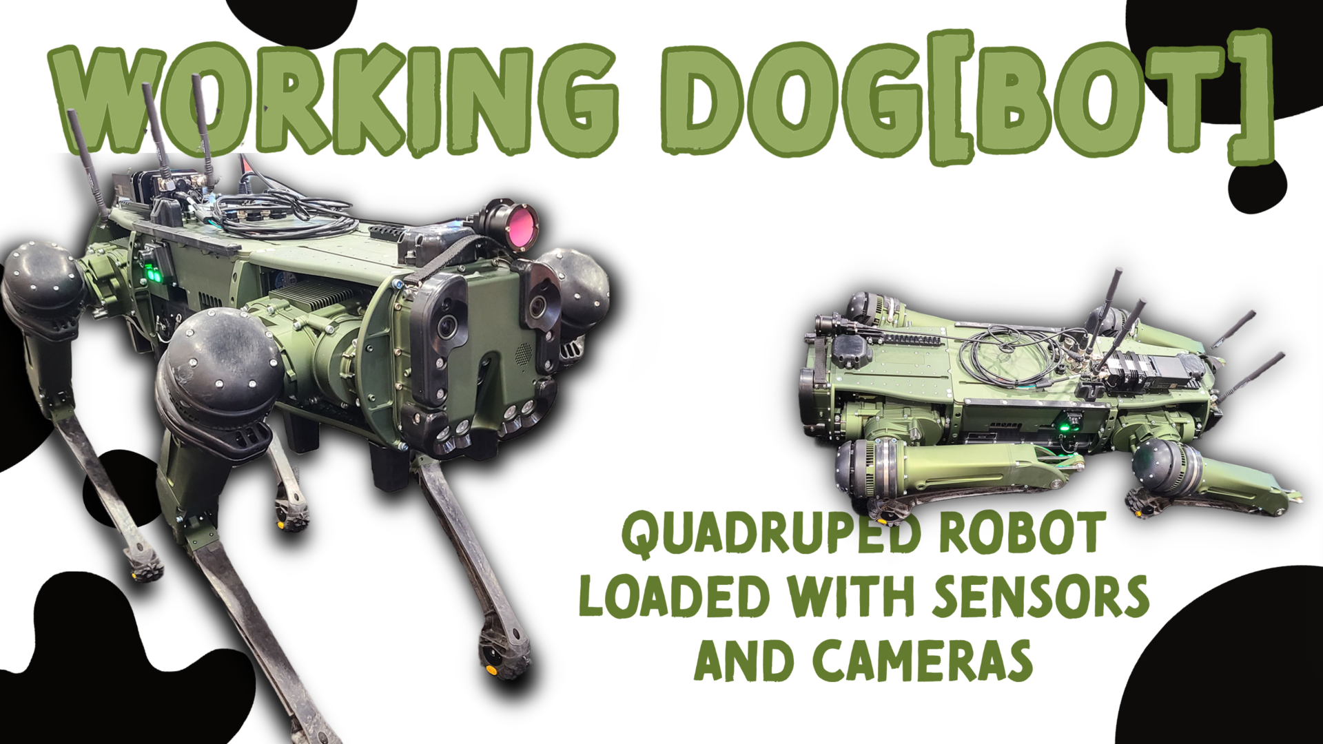Working Dog[bot]: Robot Loaded with Sensors and Cameras | Electronic Design