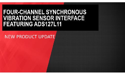 Four-channel synchronous vibration sensor interface reference design ...