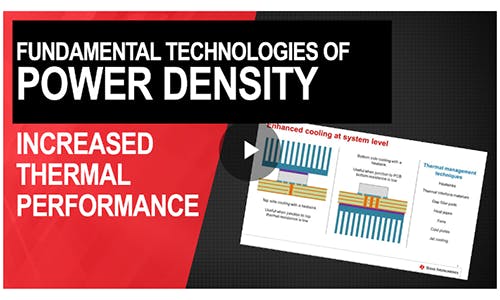 Understanding power density – increased thermal performance ...