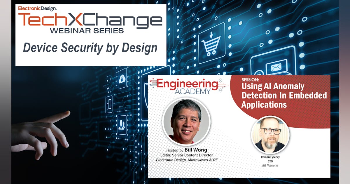 Using Ai Anomaly Detection In Embedded Applications Electronic Design
