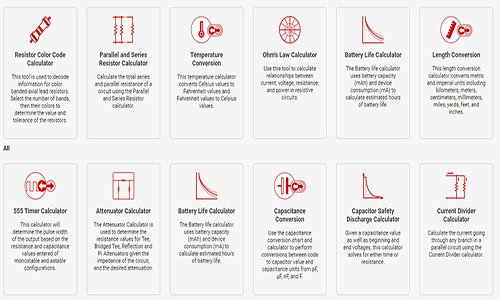 Online Conversion Calculators by DigiKey | Electronic Design
