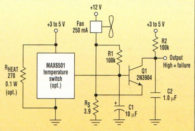 How to Detect a Fan Failure With A Single Transistor | Electronic Design