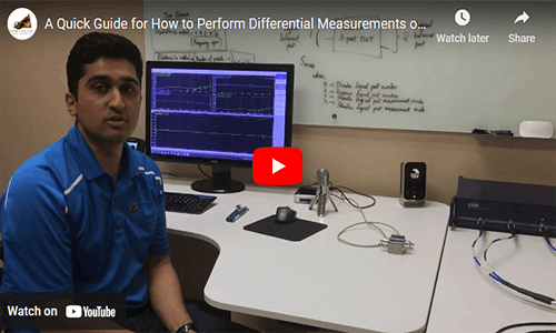 How to Perform Differential Measurements on a Cable in Frequency and ...